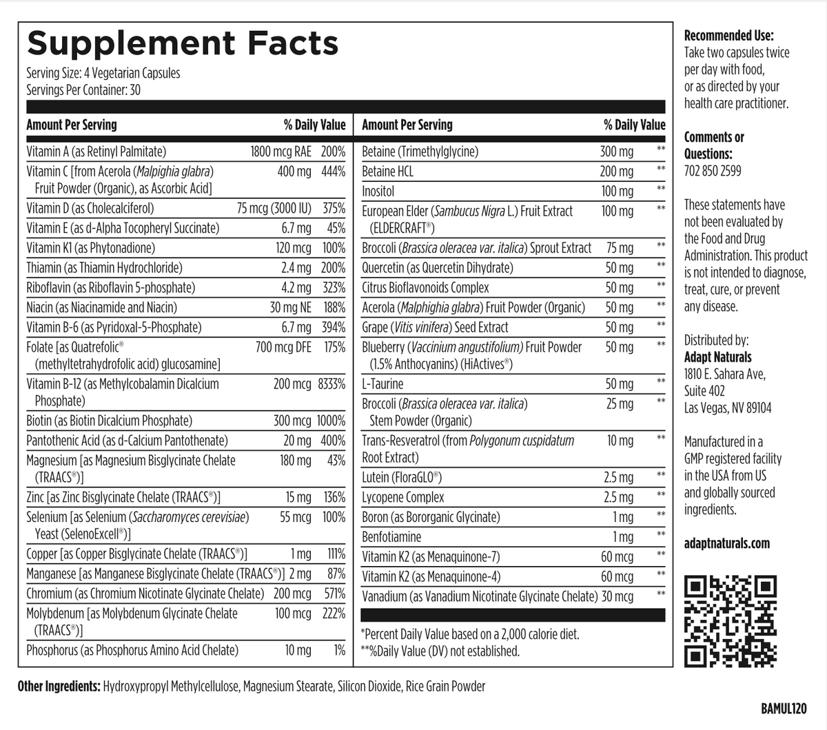 Core Plus Bundle - Adapt Naturals